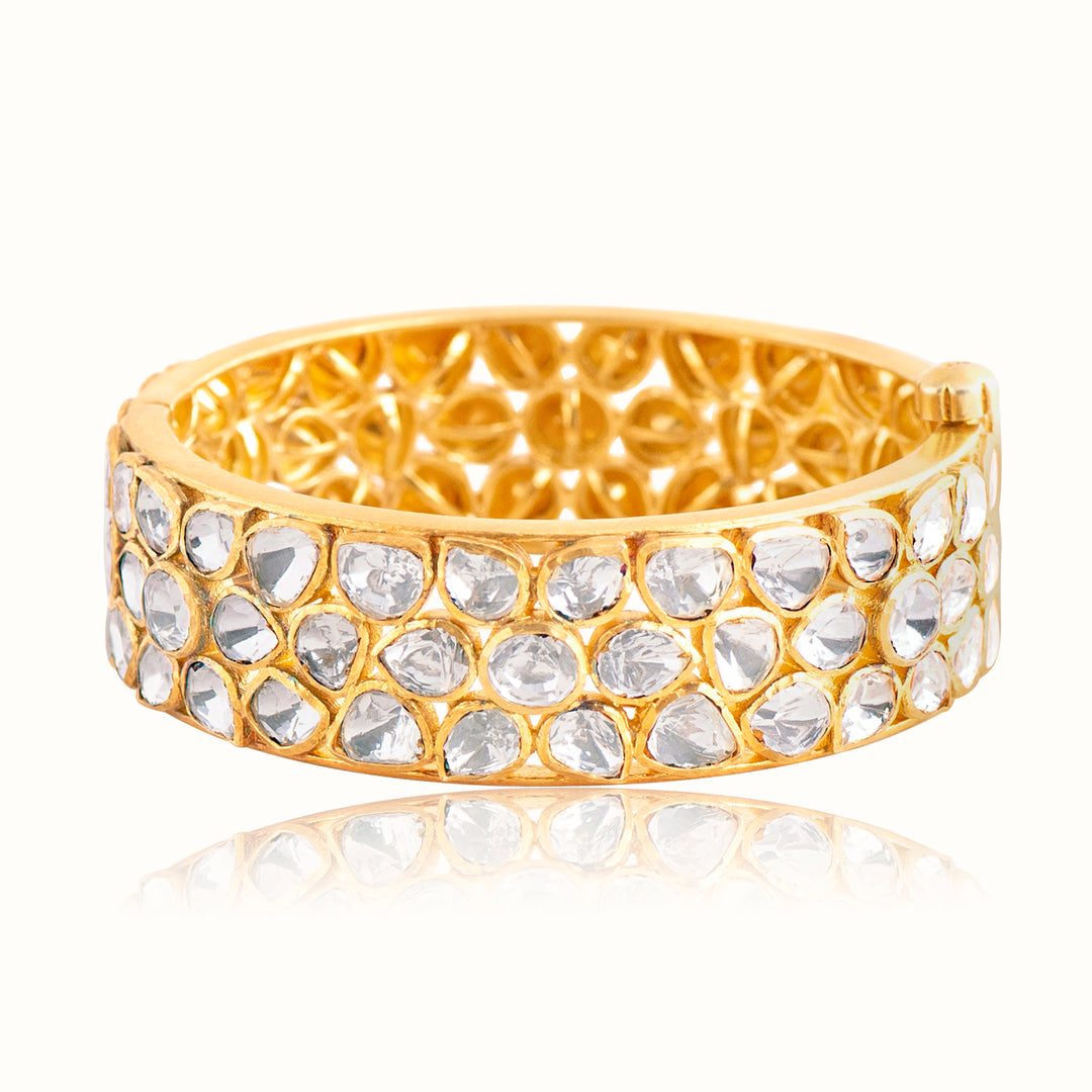 Openable Silhouette Dhriti Bangles with Moissanite Diamonds – Vinanti Manji